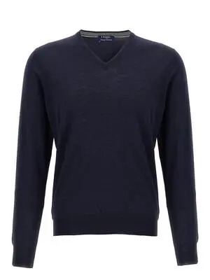 BARBA NAPOLI Wool And Silk Sweater - Blue
