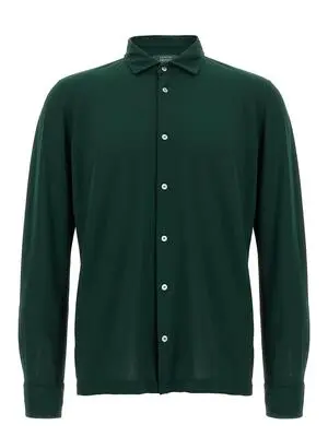 ZANONE Ice Cotton Shirt - Green