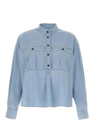 MARANT ETOILE Vero' Blouse - Light Blue