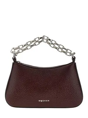 Alexander McQueen McQueen T-bar Mini Handbag Bordeaux