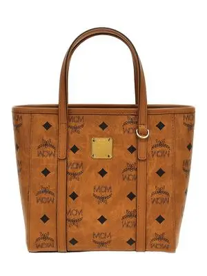 Mcm Toni' Mini Shopping Bag - Brown