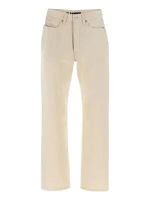 JIL SANDER Japanese Denim Jeans - Beige