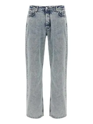 Séfr Classic Cut Stonewashed Jeans - Blue