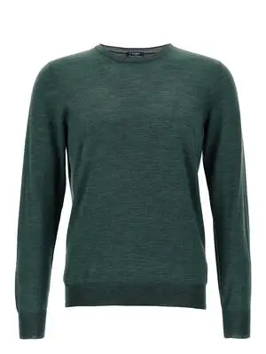 BARBA NAPOLI Crew Neck Sweater - Green