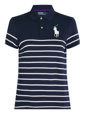 Polo Ralph Lauren X Wimbledon Striped Polo Shirt - Navy