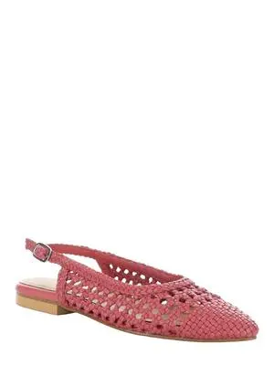 BOS. & CO. Bos. & Co. Willow Slingback Flats Raspberry