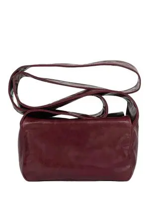 Jeffrey Campbell Jeffrey Campbell Boxed-Up Leather Crossbody Bag Wine