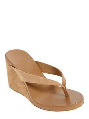 TONY BIANCO Tony Bianco Avanti Wedge Platform Flip Flop Butterscotch Suede