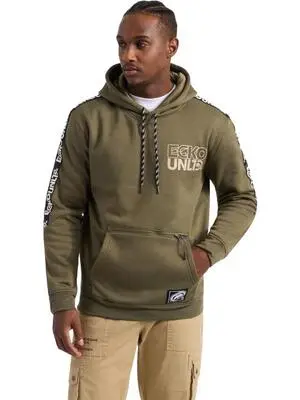 ECKO UNLTD. Ecko Unltd. Stacked Up Hoodie Olive
