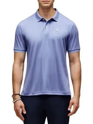 Psycho Bunny Bryce Performance Polo Blue Ice