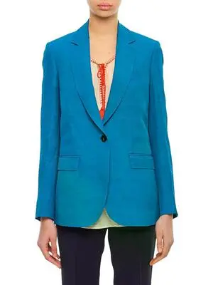 Alberto Biani Single-breasted Blazer - Blue