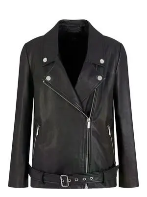 ARMANI EXCHANGE Leather Biker Jacket