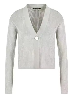 ARMANI EXCHANGE Armani Exchange Cropped V-Neck Cardigan