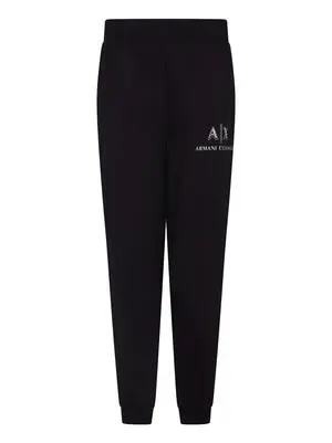 Armani Exchange Cotton Trousers - Black