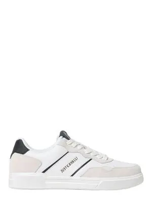 Just Cavalli Lace Up Sneakers - White