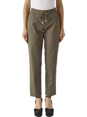 PT TORINO Tailored Drawstring Trousers - Military