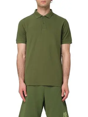 SUN 68 Polo Shirt Men Moss Green
