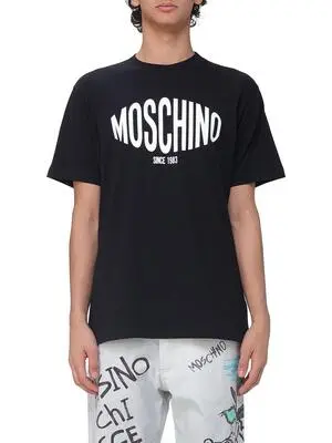 Moschino Cotton T-shirt With Logo - Black