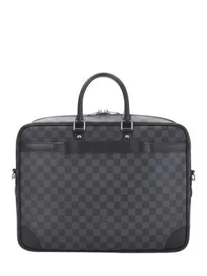 LOUIS VUITTON Damier Graphite Porte Documents Voyage - Black
