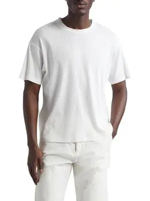 BODE Beaded Salt Marsh T-shirt Cream
