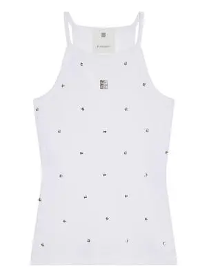 Givenchy Fitted Tank Top - White