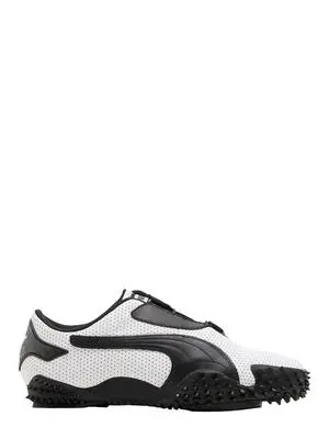 PUMA Mostro Perforated Leather Sneakers - White