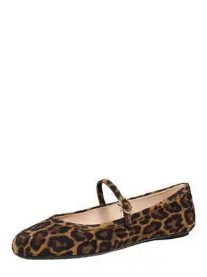 GIANVITO ROSSI Leopard Print Carla Flats - Almond Leopard Print