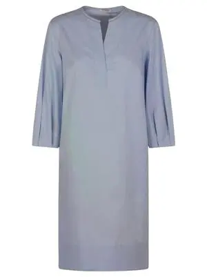 Peserico Crop-sleeve Tunic Dress - Blue