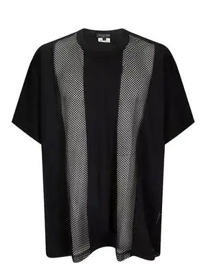 Comme Des Garçons Panelled T-shirt - Black