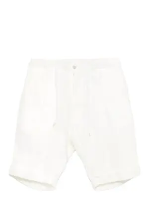 BARBA NAPOLI Linen Shorts - White