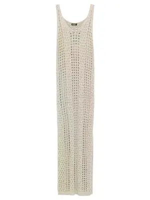LIU JO LIU JO Open-Knit Maxi Dress