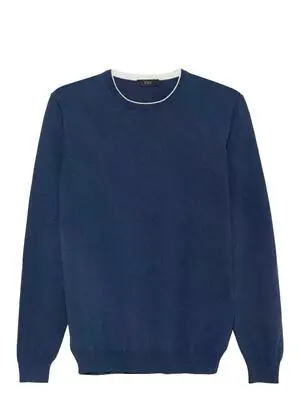 FAY Fine-knit Top - Blue