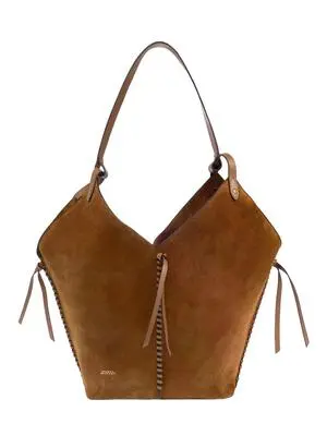 Isabel Marant Tampa Suede Shoulder Bag - Brown