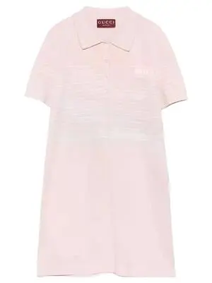 Gucci Striped-detailing Mini Dress - Pink