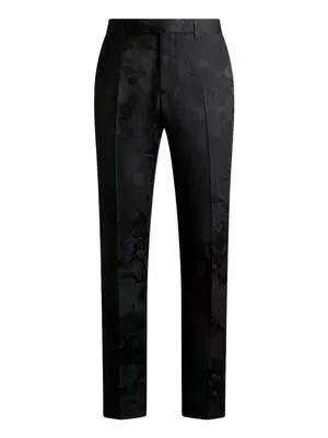 Etro Paisley-jacquard Trousers - Black