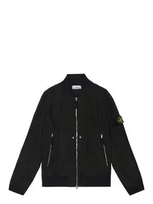 Stone Island Nylon Metal Watro Bomber Jacket - Black
