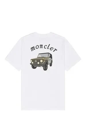 Moncler T-shirt In White - Brilliant White