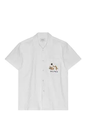 PALMES Short-sleeved Shirt In Ivory - Off-white