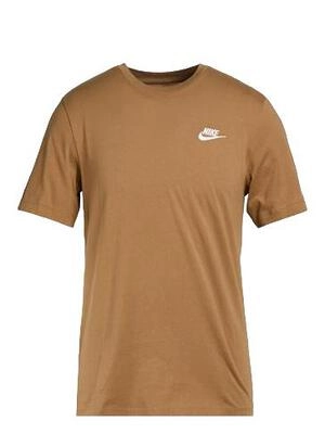 Nike Sportswear Club T-shirt Size Cotton - Beige