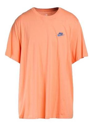 Nike Man T-shirt Camel Size Xs Cotton Orange