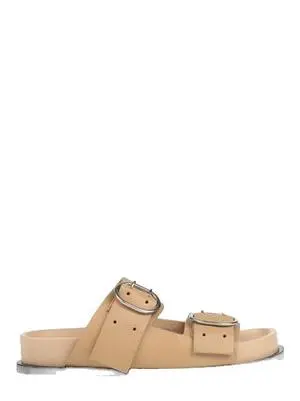 JIL SANDER Sandals In Calfskin - Beige