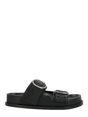 JIL SANDER JIL SANDER Calfskin Sandals Black