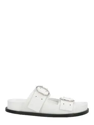 JIL SANDER Sandals In Calfskin - White