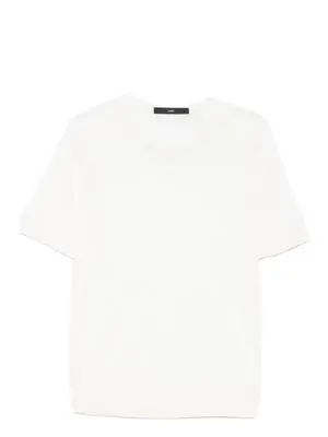 SAPIO Fine-knit T-shirt - Neutrals