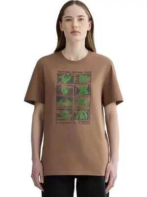 Everlane X Parks Project Organic Cotton Crew Neck T-shirt - Brown / Green / Forged Iron