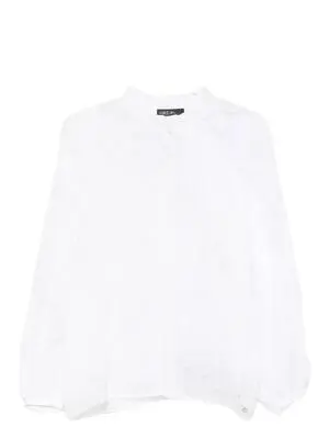 MARCCAIN Leaf-motif Blouse - White