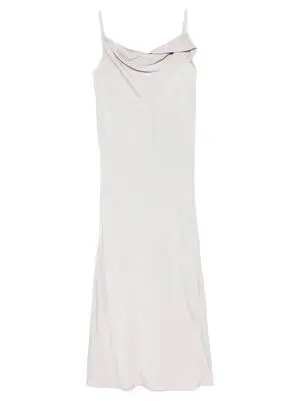 RECTO Drapery Neckline Slip Dress