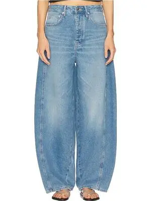 ST. AGNI Mid Rise Balloon Jeans - Blue