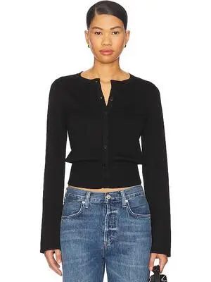 SNDYS. August Button Down Top - Black