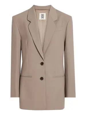 BY MALENE BIRGER Ophie Crepe Blazer - Mushroom